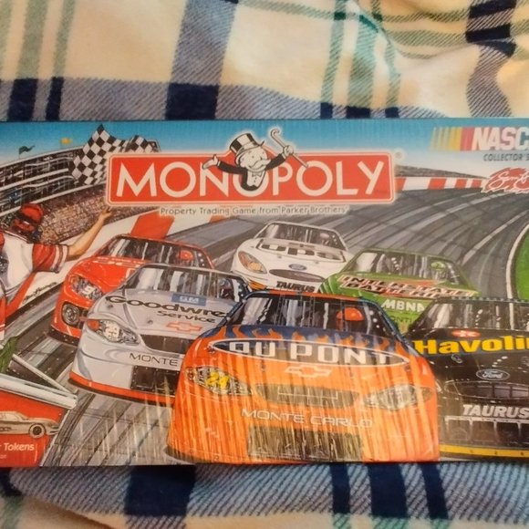 Hasbro | Games | New Nascar Collectors Edition Monopoly Game Hasbro 202 ...